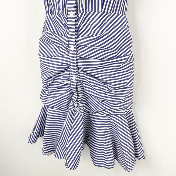 Veronica Beard | Dresses | Veronica Beard Bell Button Down Ruched Shirt ...